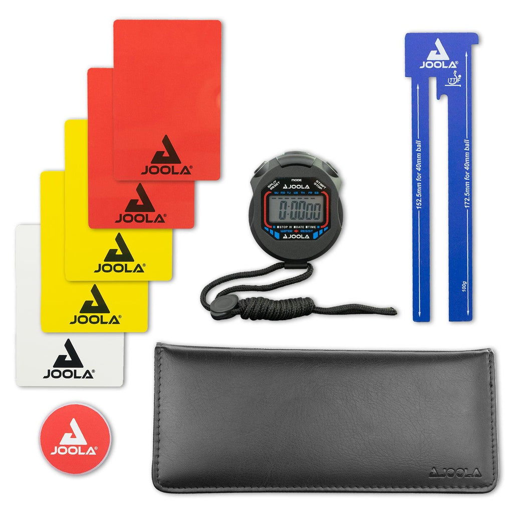 ITTF Net Gauge & Referee Set - Precise net tension and disciplinary cards