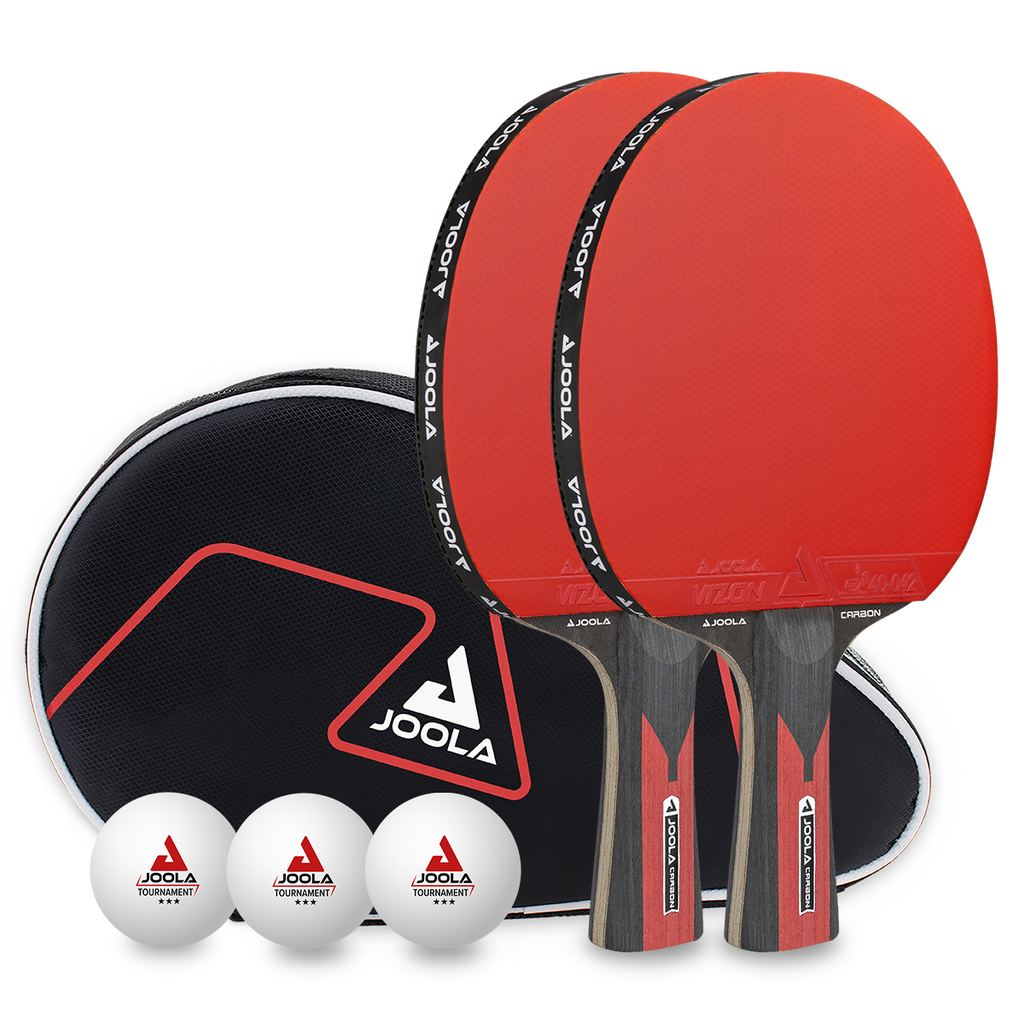 JOOLA Duo Carbon Set de tennis de table – Raquettes Carbon Speed et ...